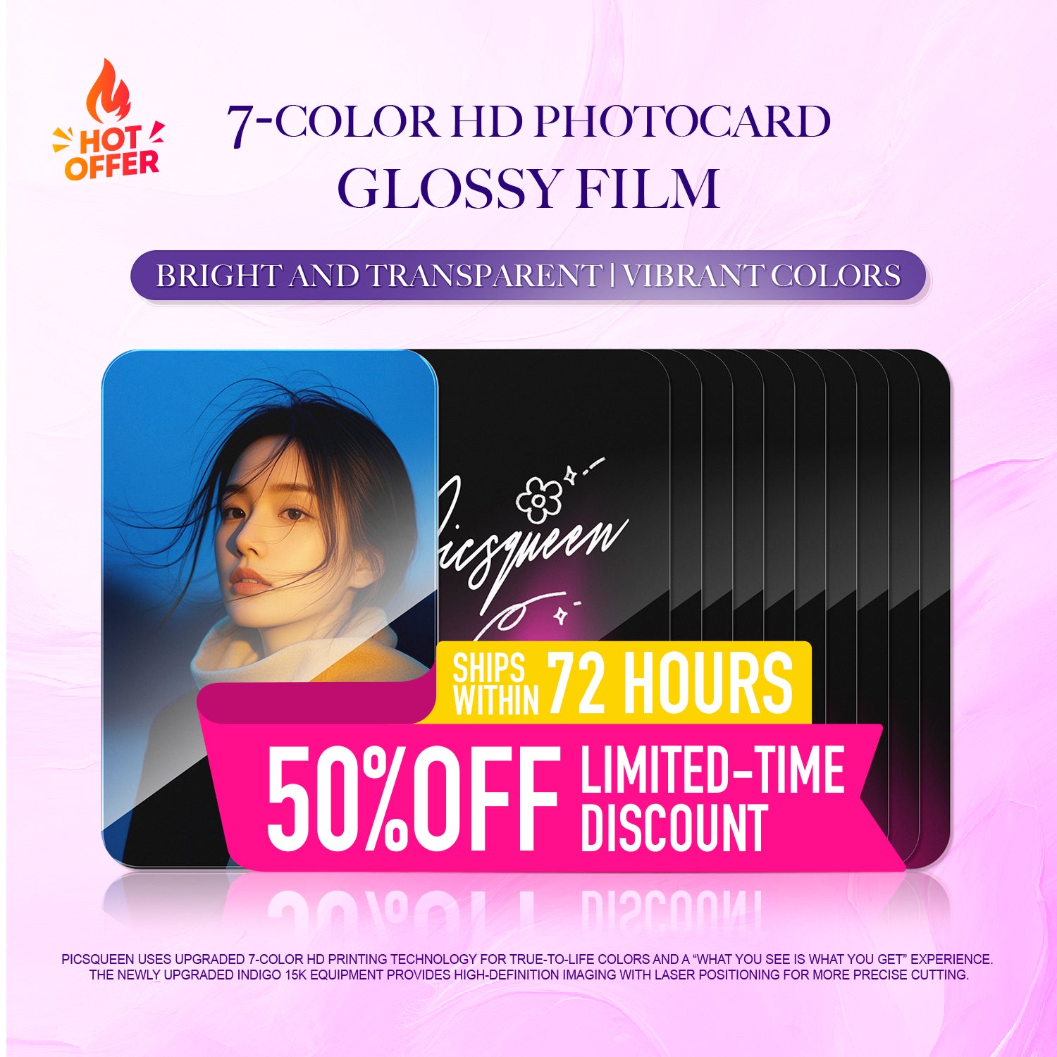 7-Color HD Photocard - Matte Film – PICSQUEEN